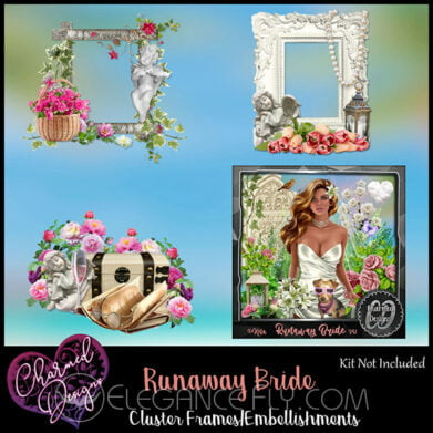 Runaway Bride Cluster Frames – Elegancefly